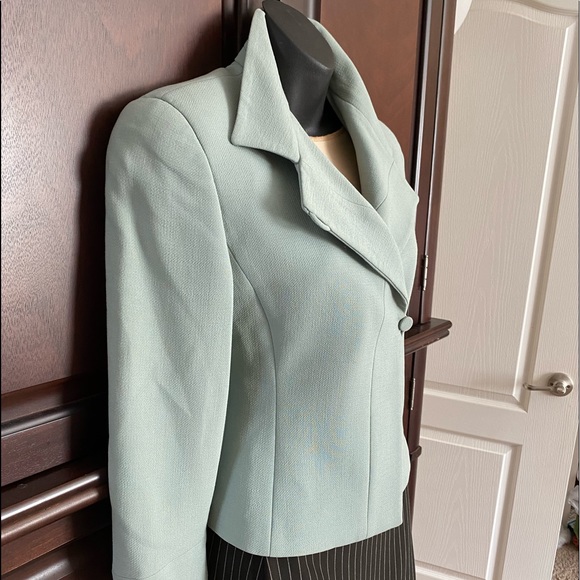 Emporio Armani | Jackets & Coats | Vintage Emporio Armani Mint Green Blazer Size 40 | Poshmark
